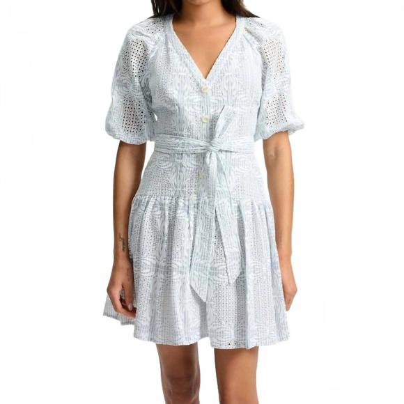 Veronica Beard | Dresses | New Veronica Beard Bobbie Eyelet Mini Dress ...
